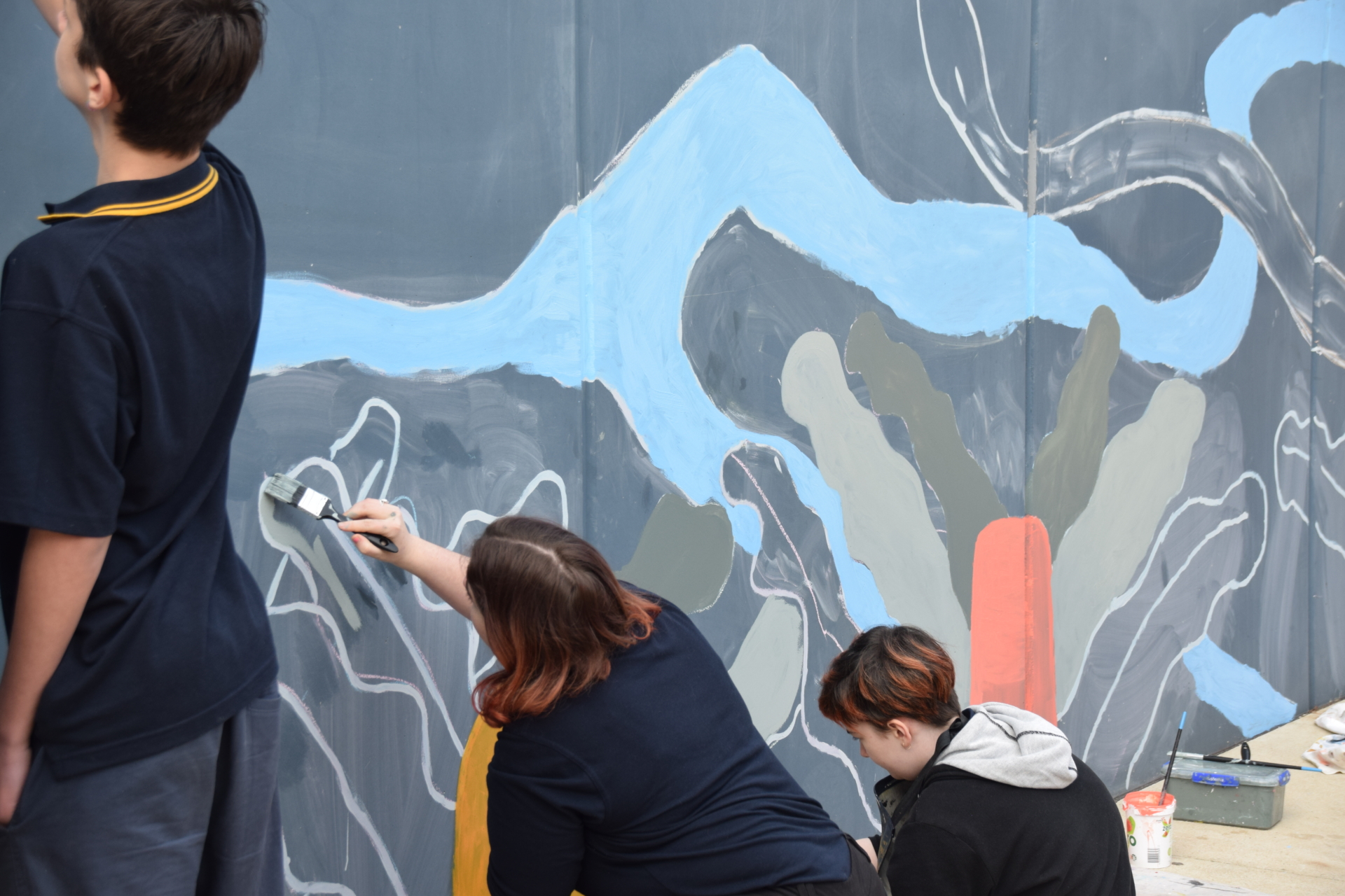 Indigenous Inspired Mural Artwork – Wangaratta High School